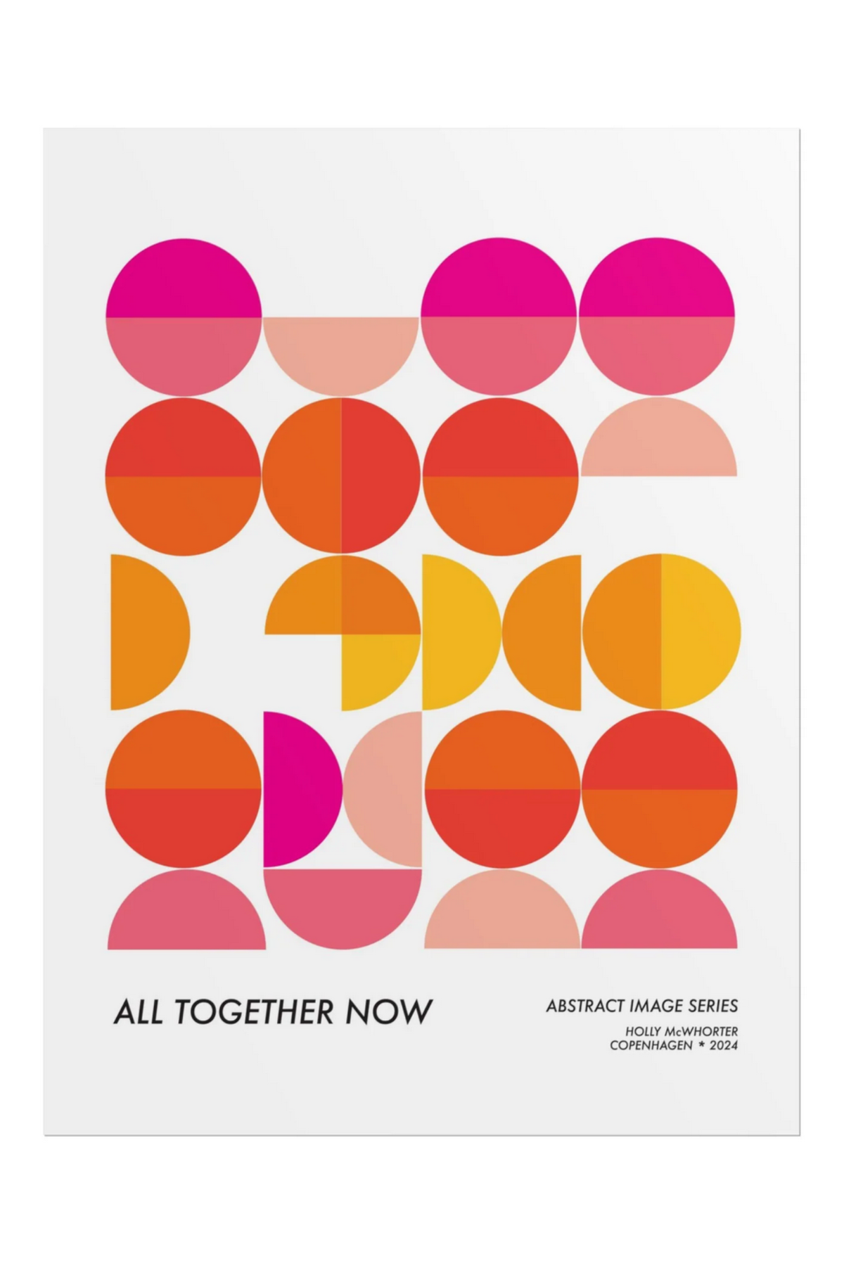 All Together Now Fine Art Print 24x32 – Contemporary Art by Holly McWhorter